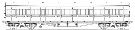 Caley Coaches - Non-corridor Coach Kits