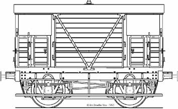 Caley Coaches - Goods Brake Van Kits